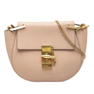 Chlo&eacute; Pre-owned Leder Schultertasche - - Pre-owned - Damen - Beige - ONE SIZE