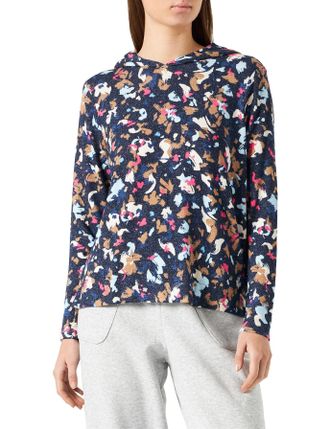 s.Oliver Damen T-Shirts T Shirts Langarm, Blau, 32 EU