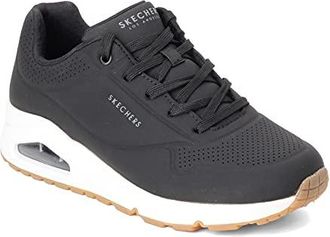 Skechers Uno - Stand On Air - Baskets pour femme, noir/blanc