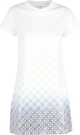 Casablanca Femme, Robes, Blanc, Taille: 38 FR AOP Monogram T-Shirt Dress
