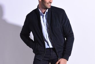 Bexley Sean - Blousons et vestes Cuir homme marine