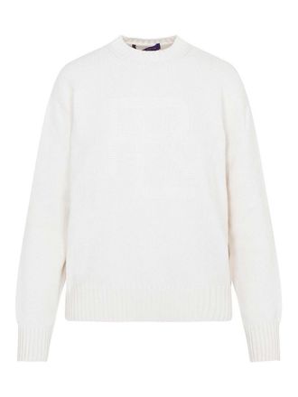 Ralph Lauren Pull Col Rond - Blanc