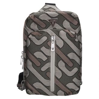 Guess Mini Rucksack aus Stoff - - Bags - Herren - Mehrfarbig - ONE SIZE