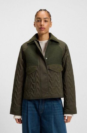 HUGO BOSS Steppjacke Pabori Premium Damenmode wasserabweisend, Regular Fit