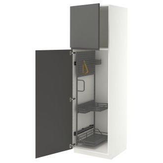 IKEA METOD Hochschrank mit Putzschrankeinr