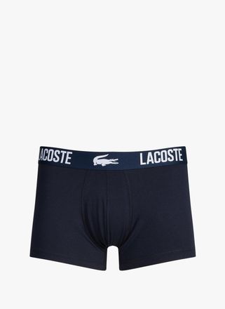 Lacoste Lot de 5 boxers en coton m&eacute;lang&eacute;