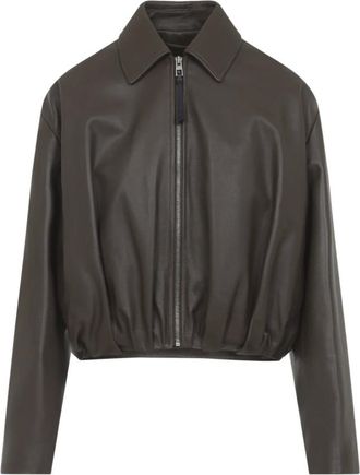 Loewe Femme, Vestes, Vert, Taille: 36 FR Veste Drap&eacute;e