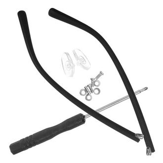 Vosarea Branches de Lunettes Universelles Tr90 Antid&eacute;rapantes 5 MM Largeur Finition Mate 1 Paire de Branches de Remplacement pour Lunettes de Soleil et Montur