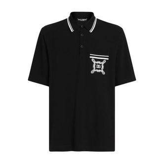 Dolce & Gabbana Homme, Tops, Noir, Taille: L Dolce & Gabbana T-shirts et Polos