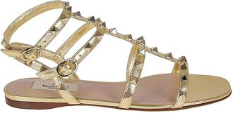 Valentino Garavani Sandales - Or Blanc