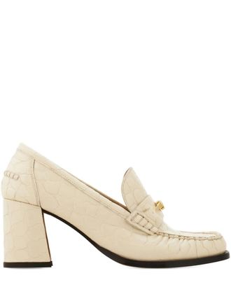 Ferragamo Loafer aus Leder 70mm - Weiß