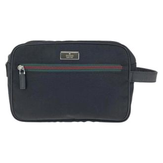 Gucci Pre-owned Nylon Clutch Bag - - Pre-owned - Herren - Schwarzk - ONE SIZE