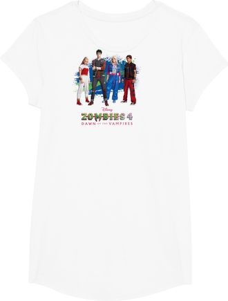 Disney ZOMBIES 4 Nova & Victor + Zed & Addison Official Logo T-Shirt