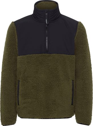 11 Project PRPiet Troyer Sweatshirt Herren Pullover Sweater mit Teddy Fell mit Stehkragen Regular Fit, Größe:3XL, Farbe:Ivy Green (190512)