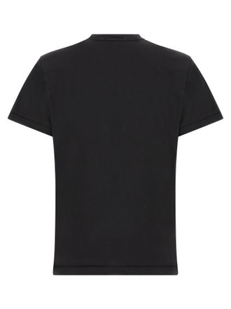 Stone Island Logo-Patch Cotton Jersey T-shirt - Black