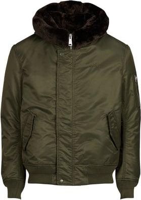 Schott NYC Blouson droit zipp&eacute; uni