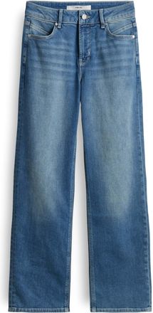 someday Damen Straight | Carie Straight Jeans aus nachhaltigem BCI Cotton Mid Rise mid Sixties Blue, 38