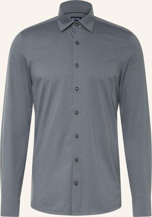 Olymp Jerseyhemd Level Five 24/Seven Body Fit grau