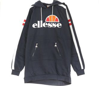 Ellesse Marineblauer Kapuzenpullover f&uuml;r Frauen - - Sweatshirts & Hoodies - Damen - Blau - S