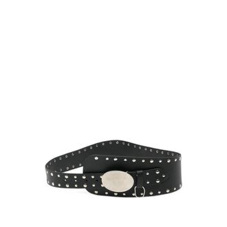 Gimaguas Iris Stud-embellished Leather Belt