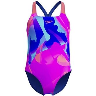 Speedo Kinder Schwimmanzug Girls Digital Allover Powerback