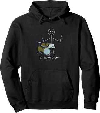 Whyitsme Design Lustiger Schlagzeug-Trommler f&uuml;r Herren Pullover Hoodie