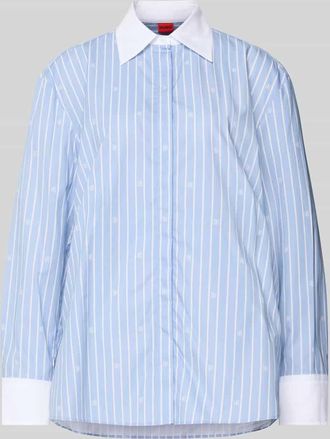 HUGO BOSS Regular Fit Langarmbluse aus reiner Baumwolle Modell ERSENNY