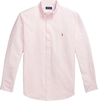 Polo Ralph Lauren Custom Fit Striped Oxford Shirt 710953704001