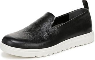 Vionic Womens Willa II Loafer Flat, Cuir Noir, 41 EU