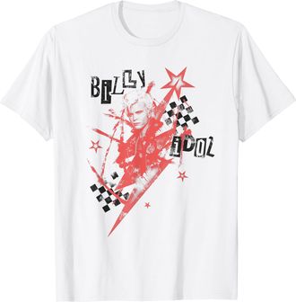 Billy Idol Checker-Collage T-Shirt