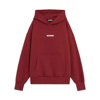 Barrow Hooded Cotton Sweatshirt - - Sweatshirts & Hoodies - Herren - Rot - S