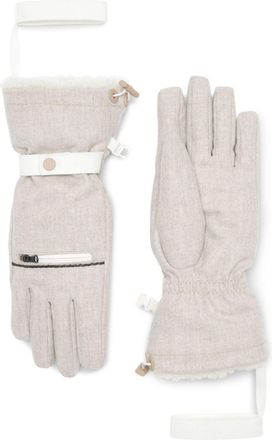 Brunello Cucinelli gants Mountain - Tons neutres
