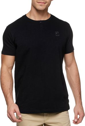 Indicode Herren INAnsel T-Shirt aus 100% Baumwolle | Herrenshirt Sommershirt Männer Black, XXL