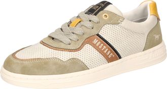 Mustang Jeans Mustang Herren 4204-306 Schnuerhalbschuh, Khaki/Ivory, 41 EU