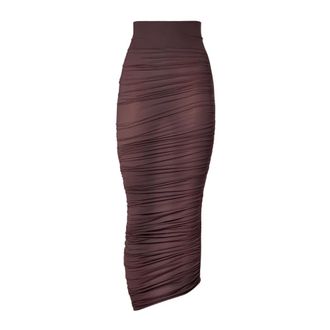 Wolford Sheer Drape Skirt - - Skirts - Damen - Lila - M