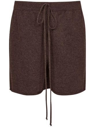 Maison Margiela short de sport à coutures signature - Marron