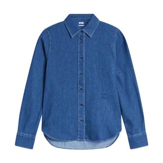 Closed Femme, Blouses et Chemises, Bleu, Taille: 40 FR Chemise Bleu