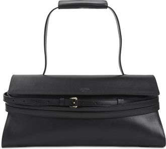 Moschino Femme, Sacs, Noir, Taille: ONE Size Sac bandouli&egrave;re en cuir nappa