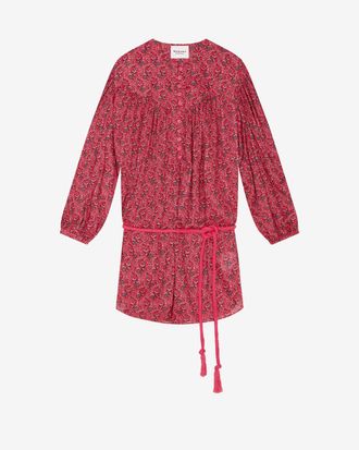 Isabel Marant Robe Kildi - Femme - Cranberry - Taille 36 - Marant &Eacute;toile