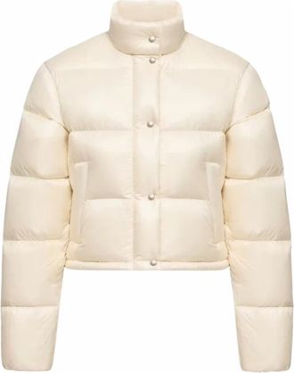 Moncler Doudoune Courte Tepice - Femme - Vestes - Beige - Taille: 40 FR