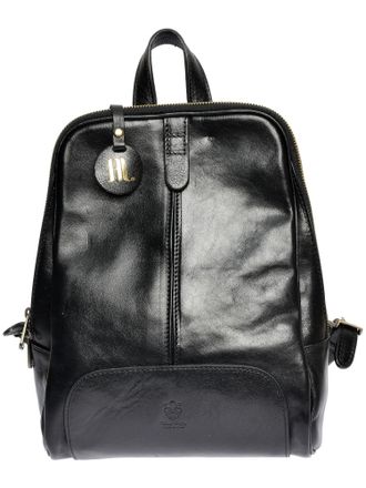 Anna Luchini Schwarz Rindsledertasche