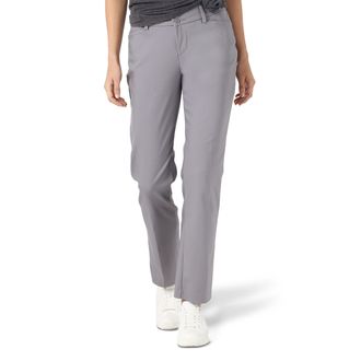 Lee Damen Secretly Shapes Regular Fit Straight Leg Pant Unterhose, Boulder Grau, 38 Kurz