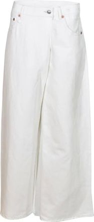 R13 Femme, Jeans, Blanc, Taille: W25 Wide Jeans