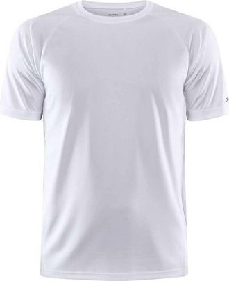 Craft CORE Unify Training Tee M White XXL - Funktionsshirt Herren Kurzarm, Sportshirt, atmungsaktiv, schnelltrocknend, recyceltes Material, Fitnessshirt, Ru
