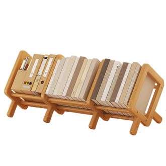 Generico Schreibtischregal | Tischregal - Einziehbarer Organizer aus Holz f&uuml;r die Ecke dekorativ f&uuml;r Zuhause, Wohnzimmer, Kinderzimmer, Aufbewahrung und Ausste