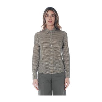 Caliban Femme, Blouses et Chemises, Multicolore, Taille: 36 FR Camicia fantasia