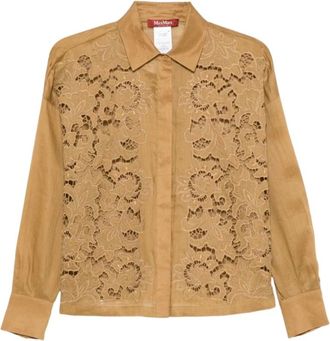 Max Mara Femme, Blouses et Chemises, Jaune, Taille: 34 FR Chemises