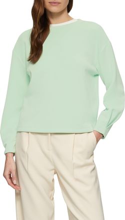 s.Oliver Scuba-Sweatshirt aus Modalmix mit Faltendetail