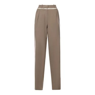 Nensi Dojaka Nensi Dojaka, Femme, Pantalons, Brun, Taille: 40 FR Wide Pantalons
