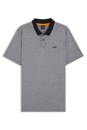 BOSS Hommes PeoxfordNew Polo en piqu&eacute; de Coton avec Logo imprim&eacute;